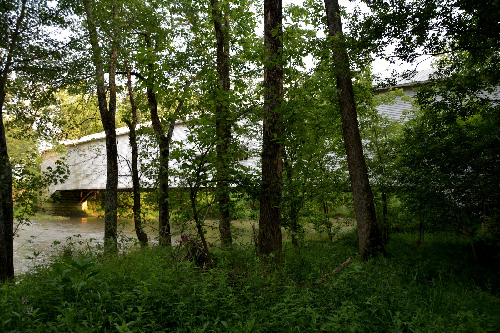COVERED BRIDGES IN OHIO +: FORSYTHE MILL COVERED BRIDGE - MOSCOW, INDIANA