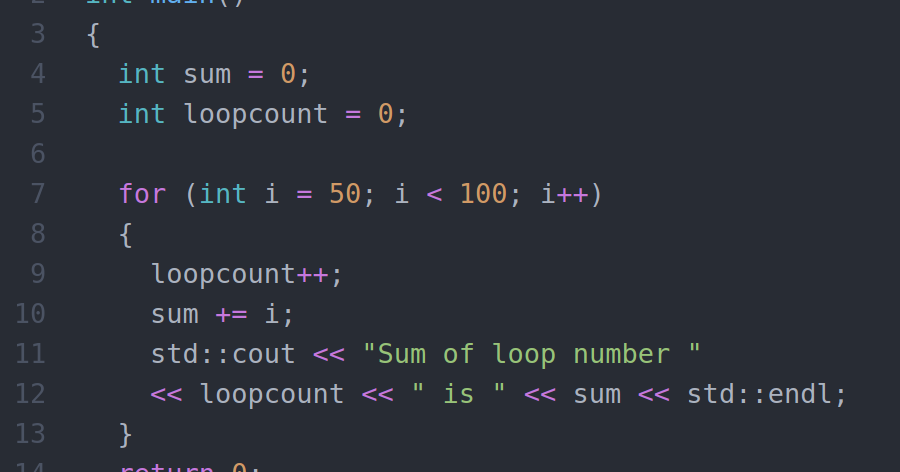 Programming Adventure C Using For Loop To Sum The Numbers From 50 To 100 programming-adventure-c-using-for-loop-to-sum-the-numbers-from-50-to-100