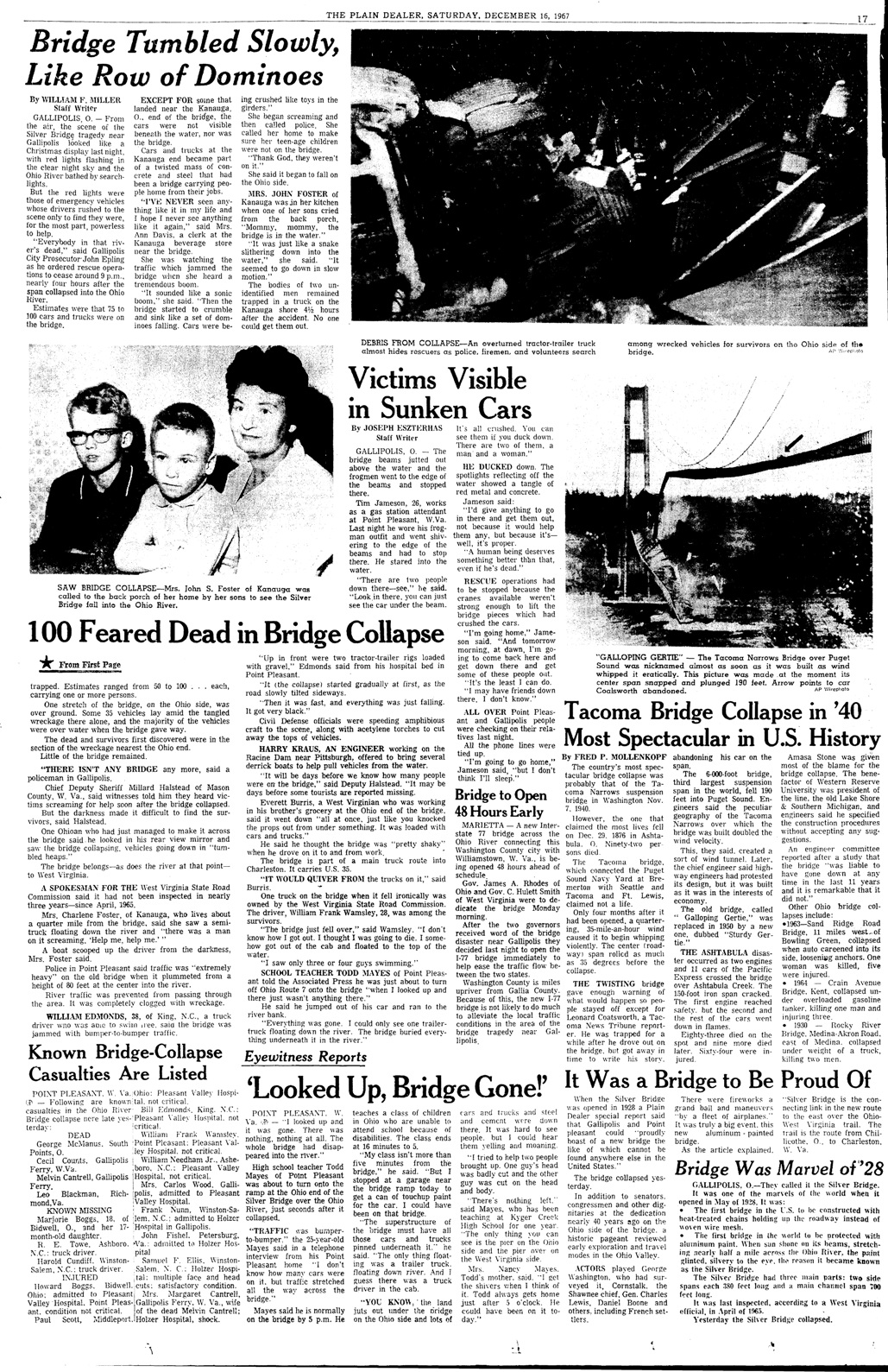 Frank's Place: Silver Bridge Disaster