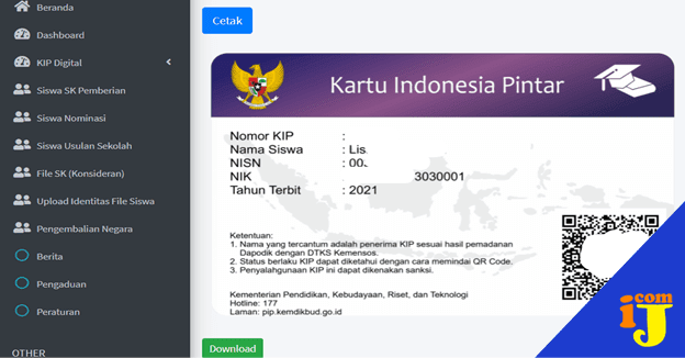 Cara Cetak KIP Digital PIP Enterprise | IJ.COM