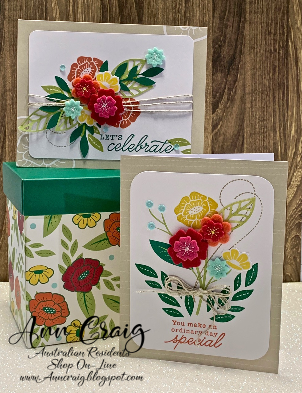 distINKtive STAMPING designs : For The Love of Felt Stampin Up Card Kit