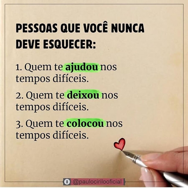 Pessoas que você nunca deve esquecer: - Simplesmente Sereníssima