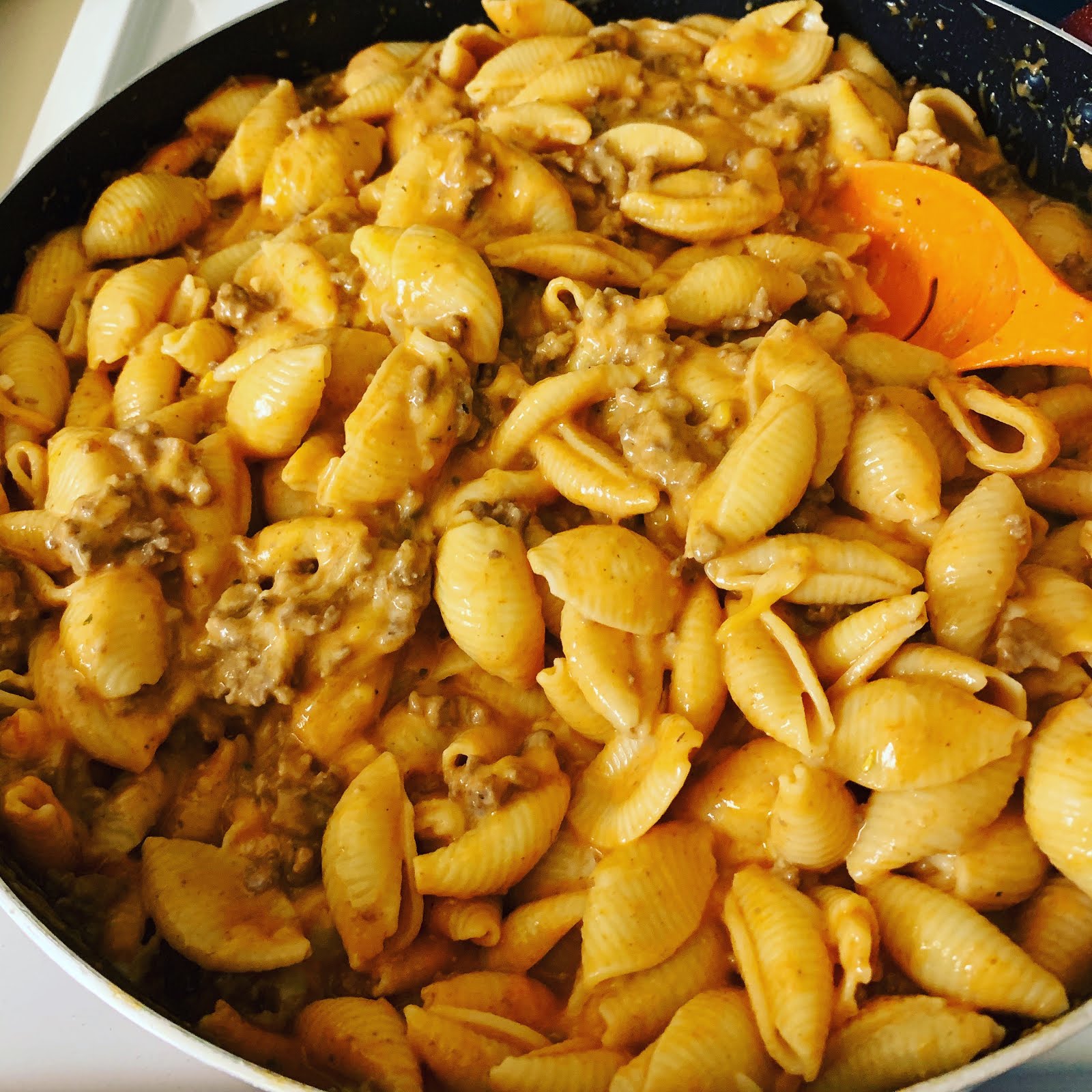 Creamy Beef & Shells