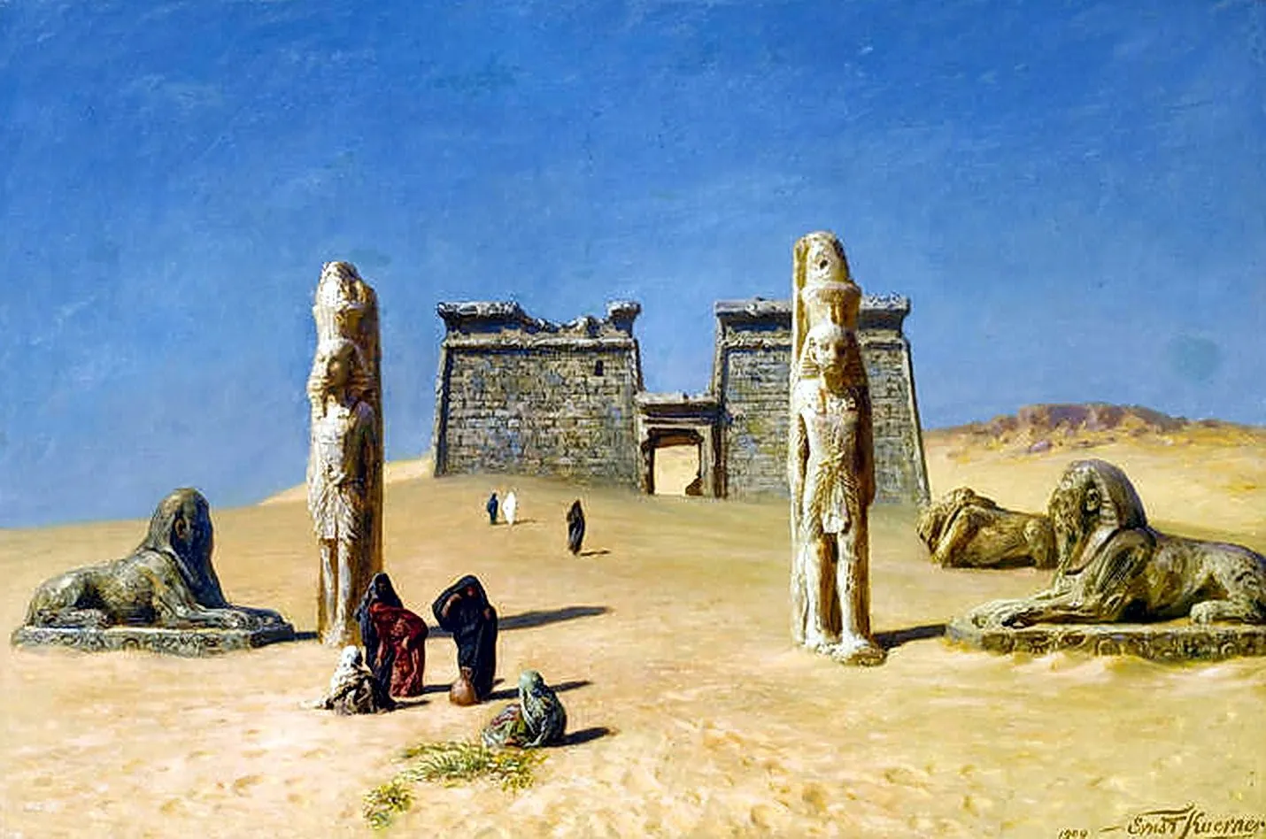 Ernst Koerner (1846-1927) | Landscape painter | Tutt'Art@ | Masterpieces