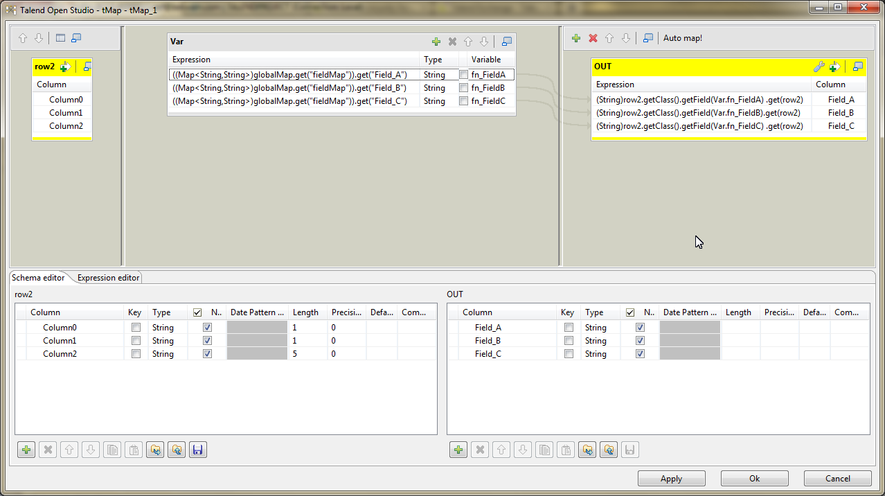 Bekwam Blog: Dynamic Schemas in Talend Open Studio