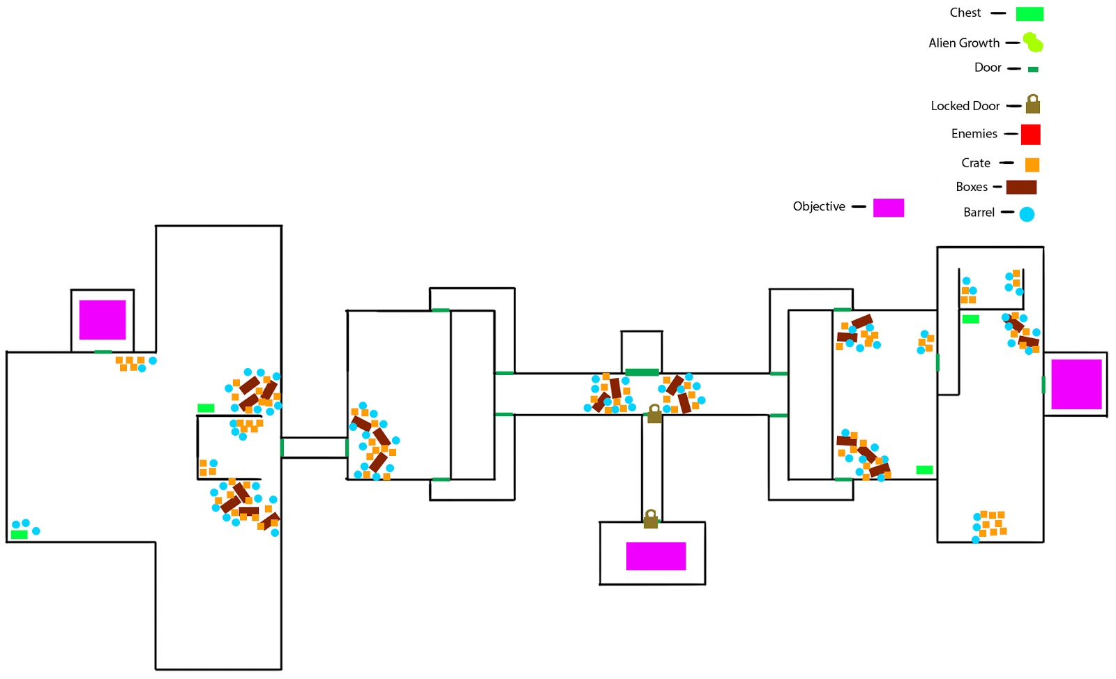 John's Blog: Infested Space Station Sector 04 - layout