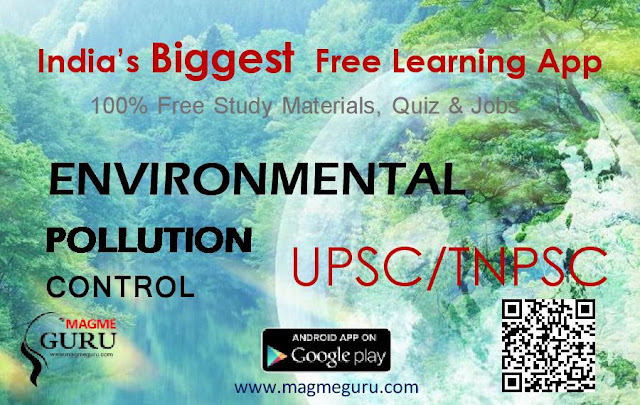 ENVIRONMENTAL POLLUTION & CONTROL MCQS 05 - Magme Guru