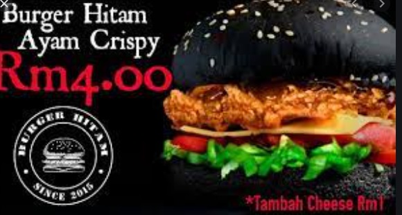 Anim Agro Technology: BURGER HITAM - SEMAKIN POPULAR