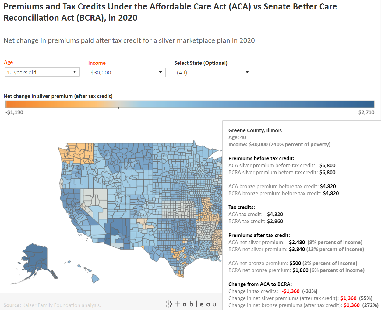 The Rural Blog: Interactive map shows estimated impact of Senate health ...