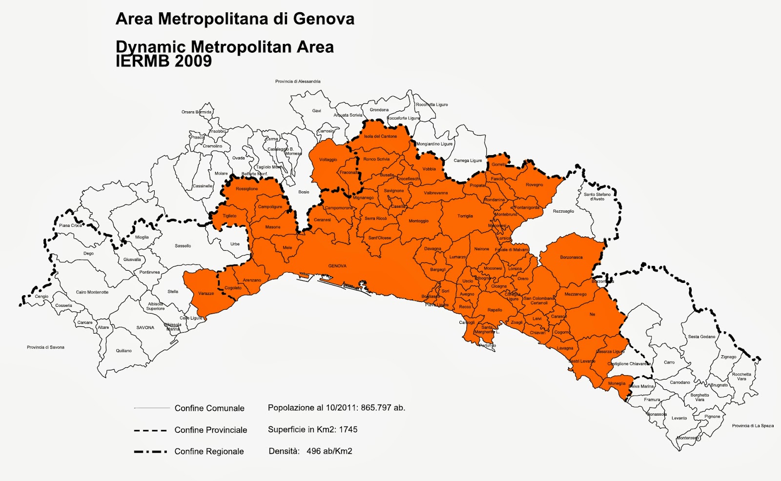 L'area metropolitana di Genova: Genova, Città Metropolitana: la ...