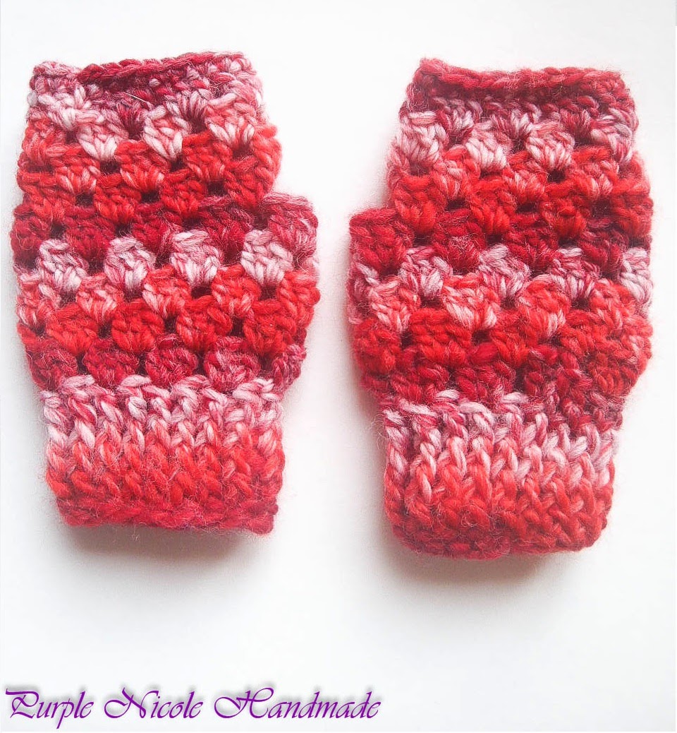 Purple Nicole`s Handmade: Manusi fara degete / Mansete calduroase de ...