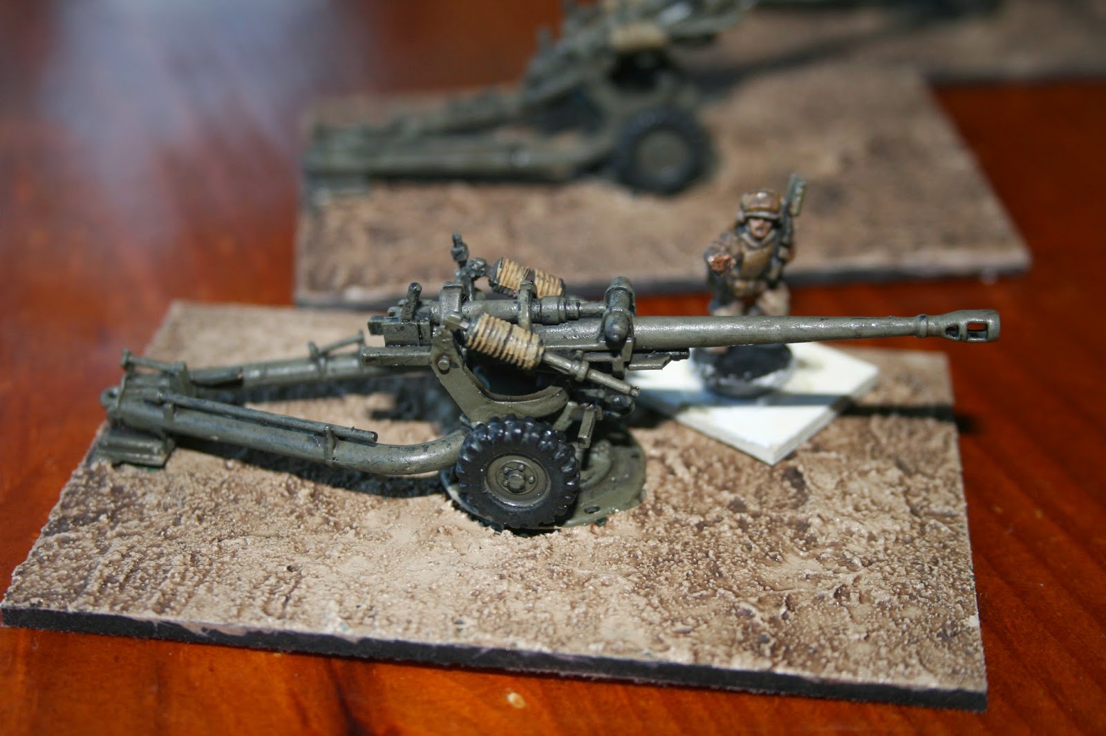 A Fist Full of Plastic: Airfix British M119 105mm Light Field Guns