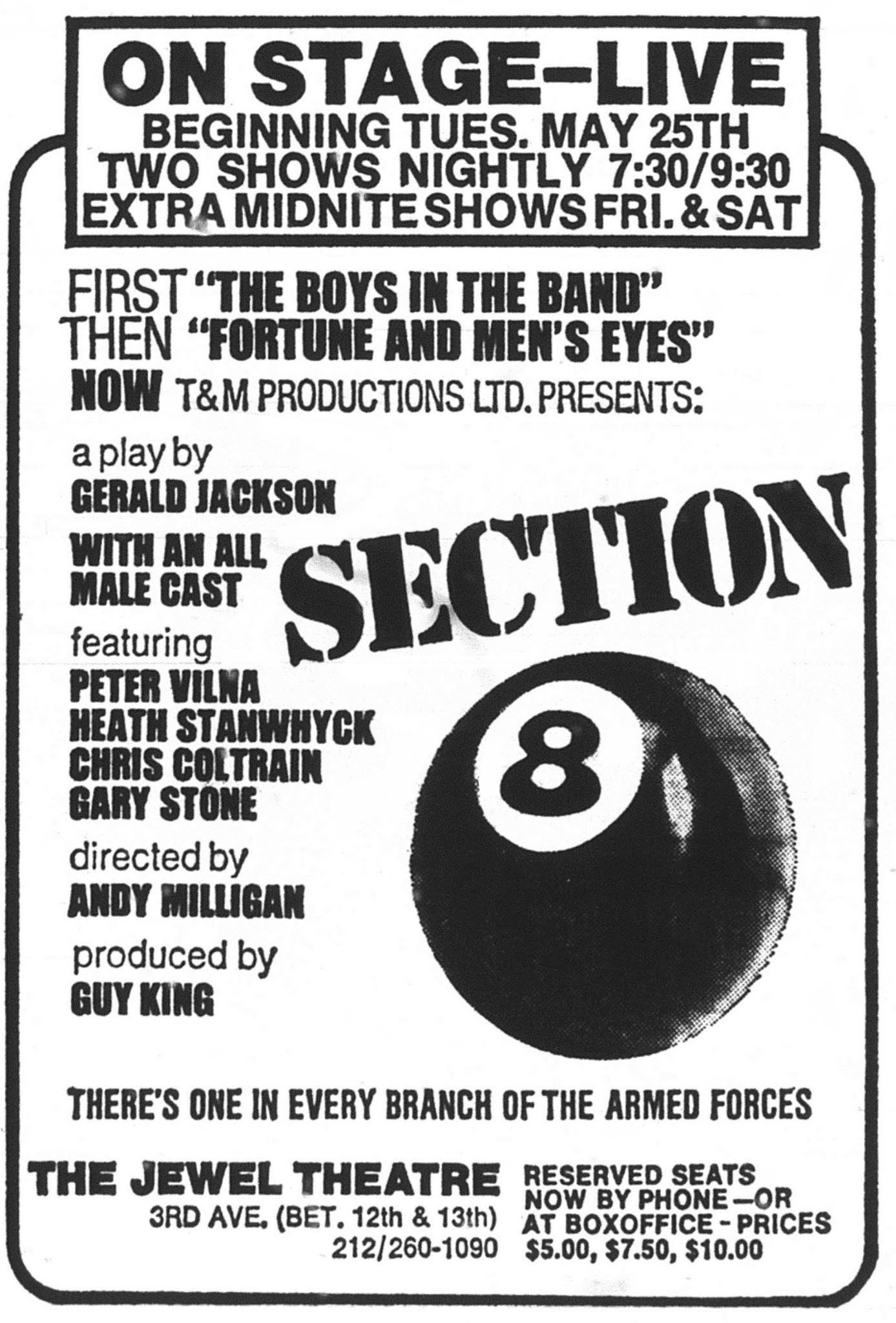 TEMPLE OF SCHLOCK: Movie Play Ad of the Week: SECTION 8 (1971)