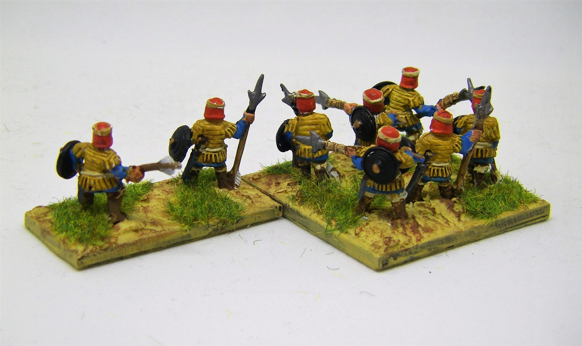Madaxeman's Wargames Blog: Ottoman-Balcan Yaya in 15mm