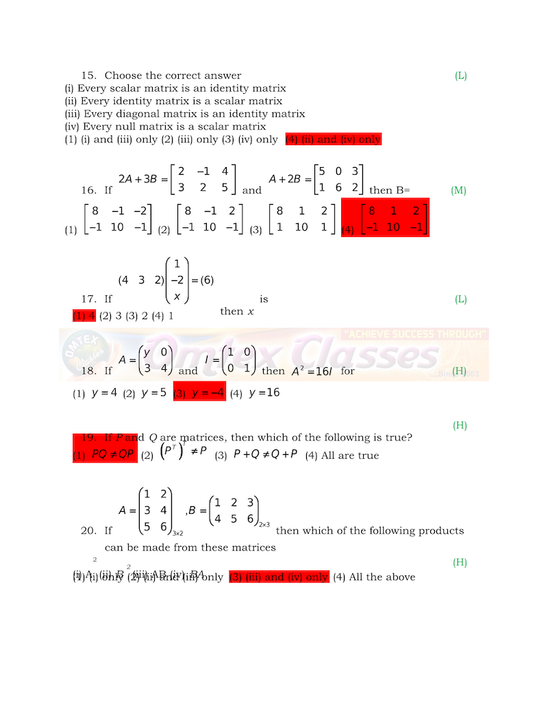 OMTEX CLASSES 10th maths extra 1 mark questions from diksha app omtex-classes-10th-maths-extra-1-mark-questions-from-diksha-app