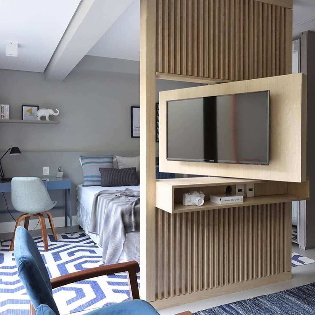 Conception de meuble tv rotatif élégantes que vous allez adorer - Un ...