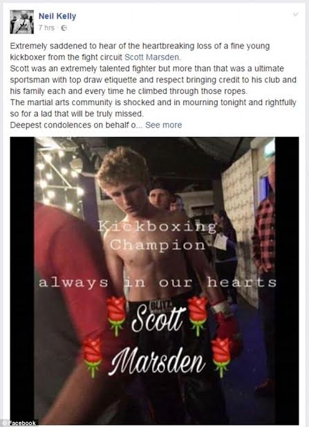Friends mourn 14 year old kick boxer, who reportedly died after ...