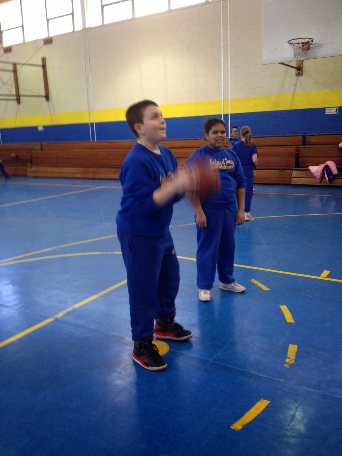 Our Lady of Peace School: 5th grade gym class completes a unit on ...
