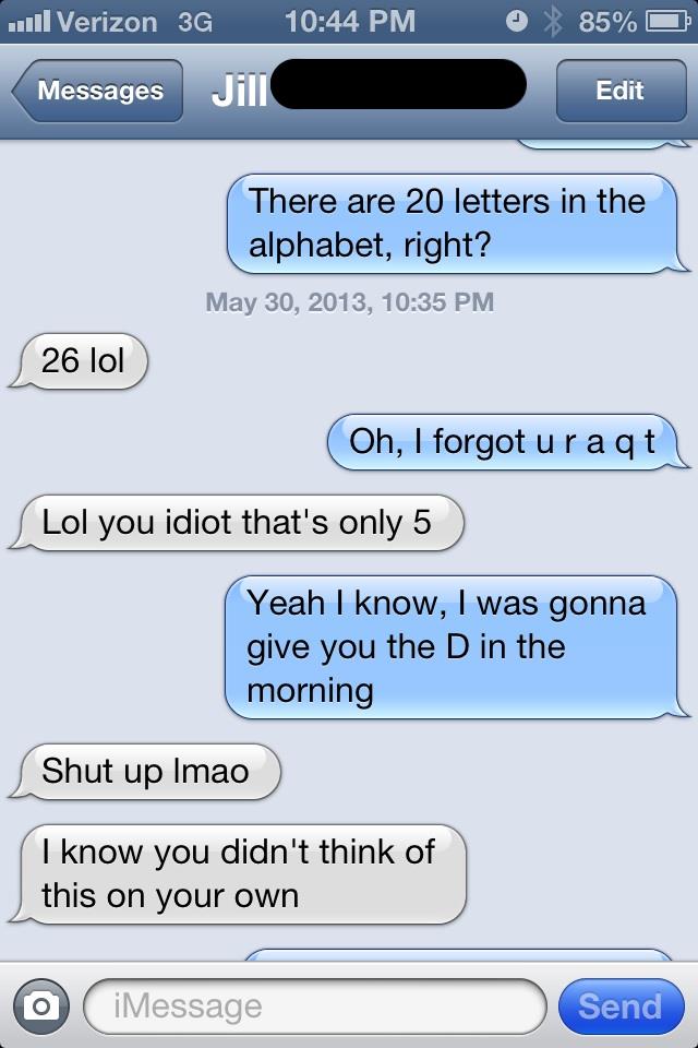 20 Letters In The Alphabet Joke - Formal Letters