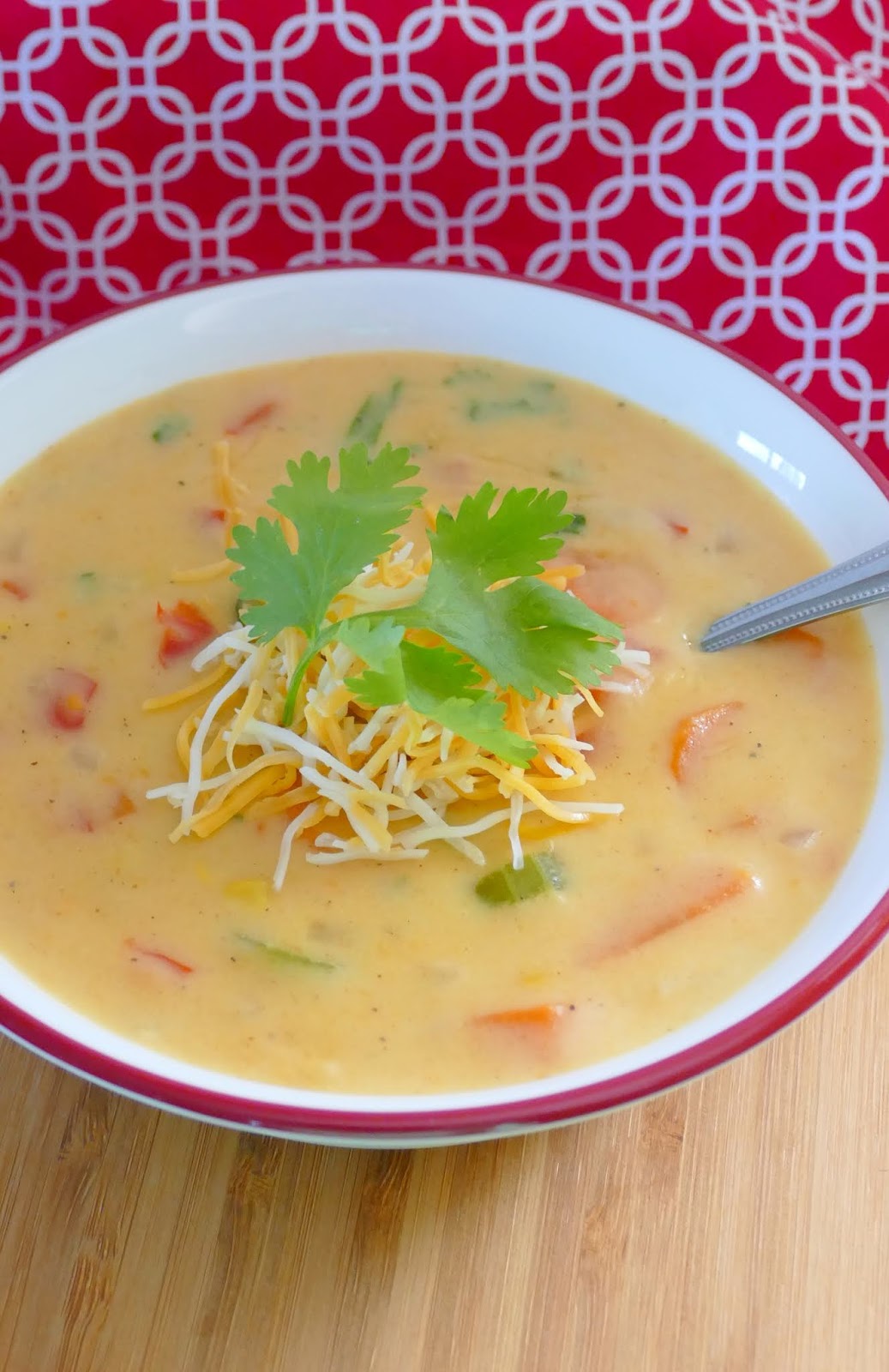 Cheesy Southwest Vegetable Chowder Recipe