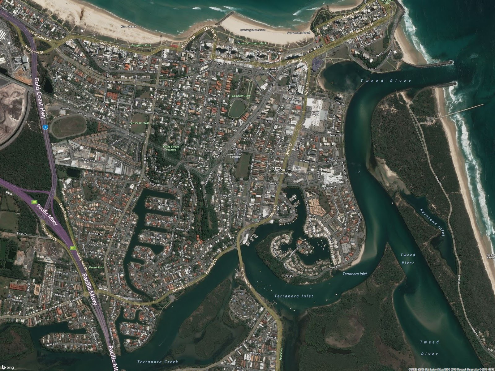Map Of Tweed Heads Region at Hunter Plume blog