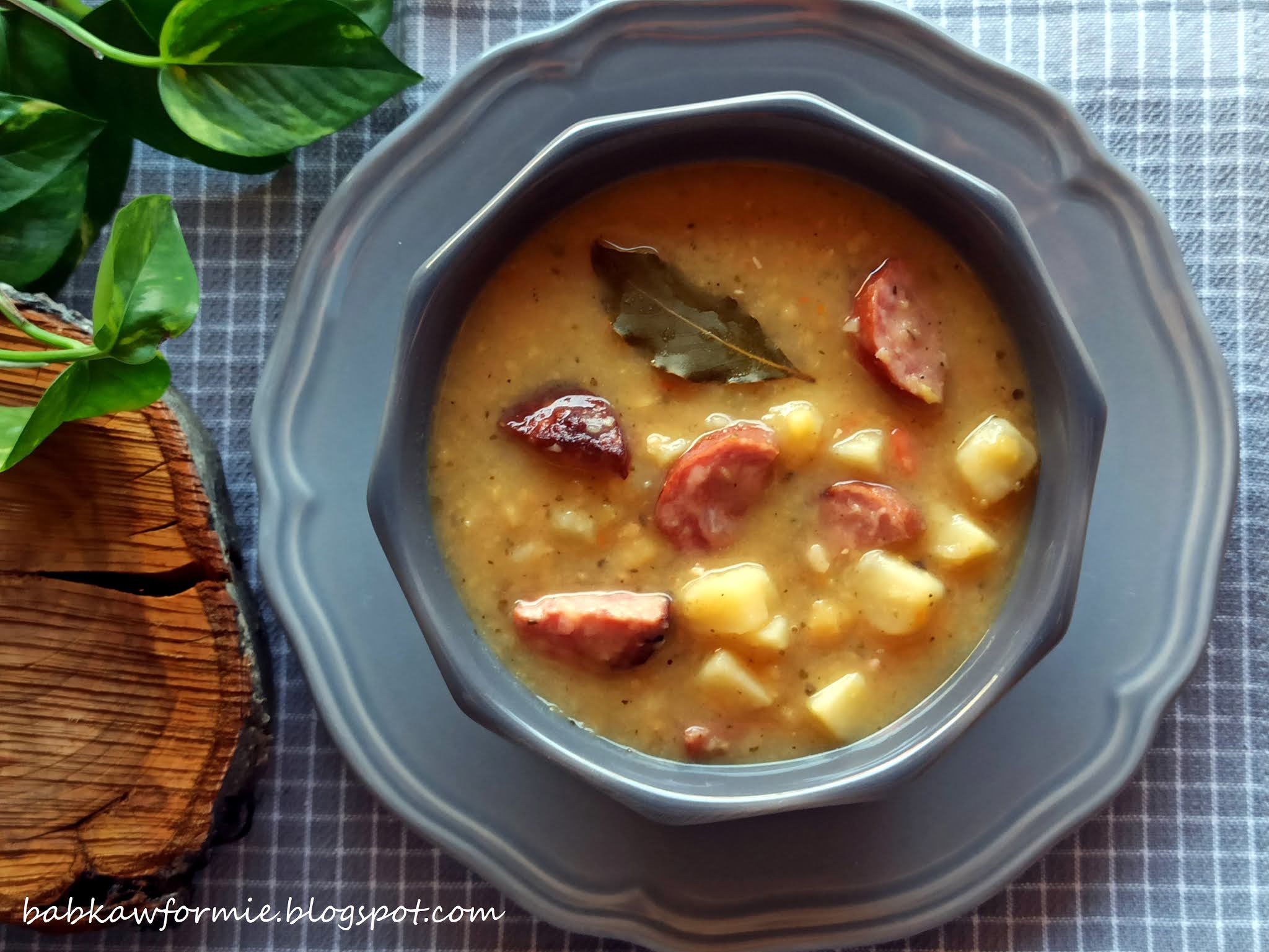 zupa grochowa | babka w formie