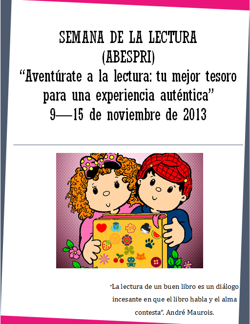 Biblioteca Escuela Héctor Hernández Arana: Semana de la Lectura