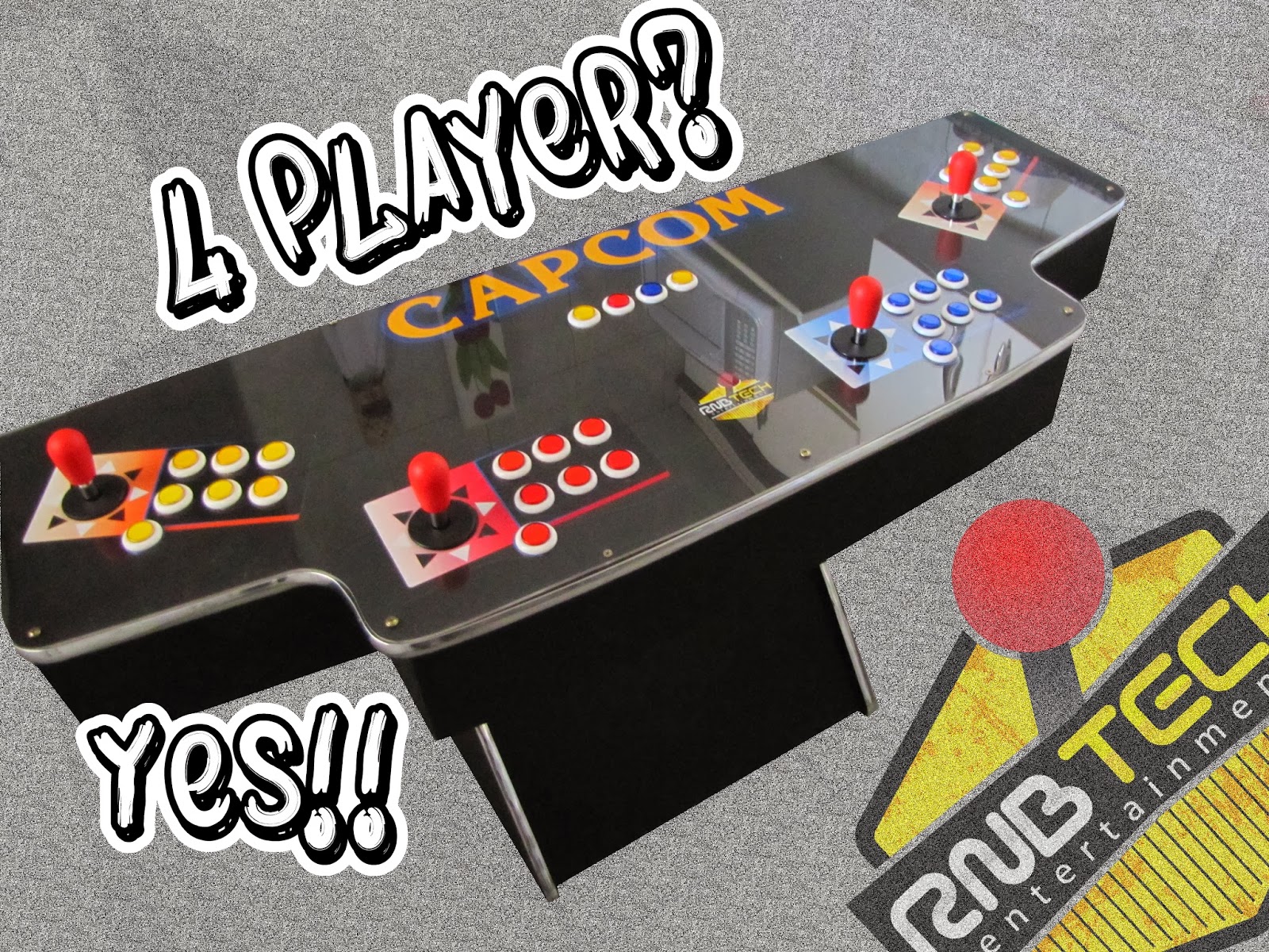 RnbTech Arcade: Joystick 4 Players Rnb Tech