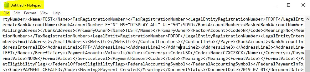 Oracle Application's Blog: How to get xml for format payment instructions