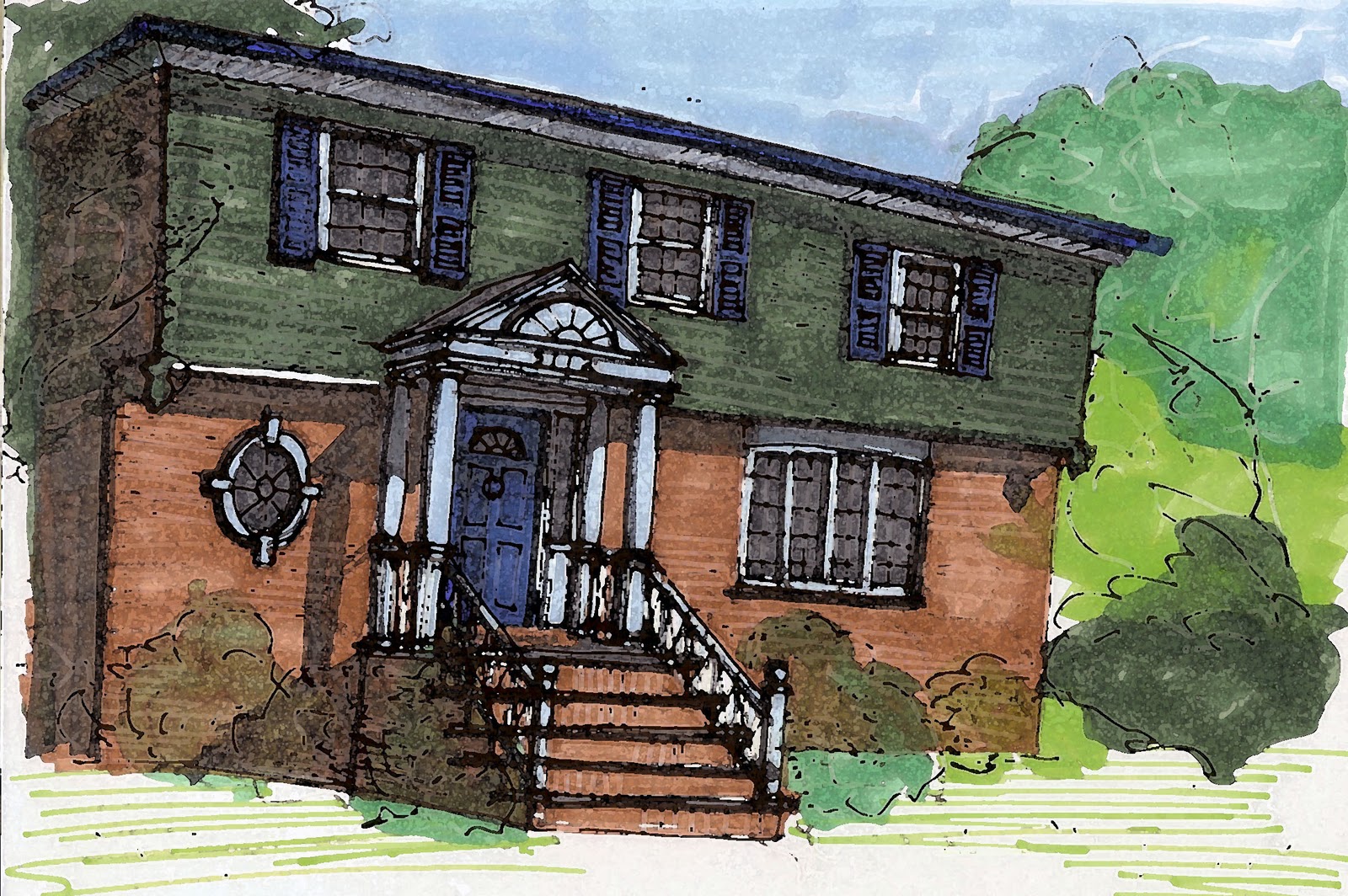 Robie J. Wood, Architect: Neo-Garrison House Makeover