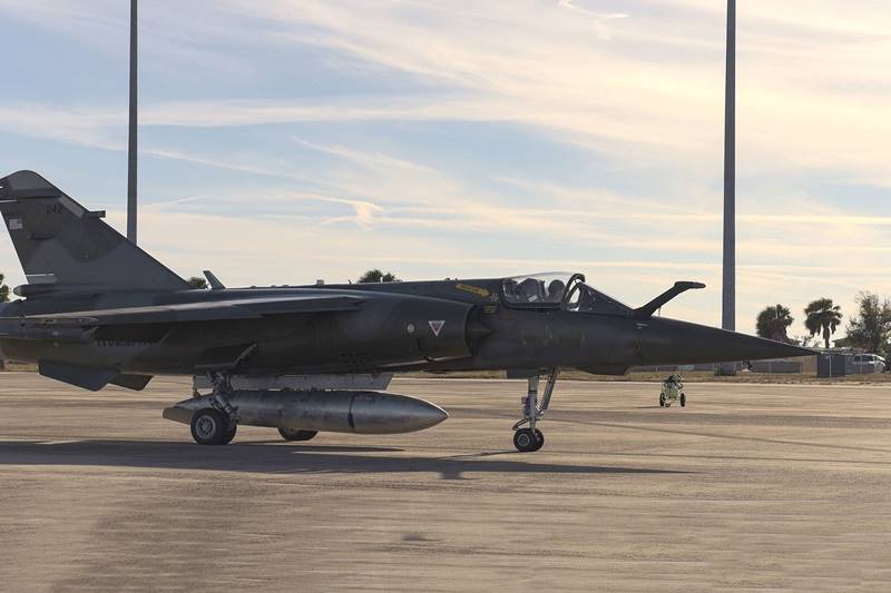 ATAC Mirage F1 fighters arrive at Tyndall to provide adversary air ...