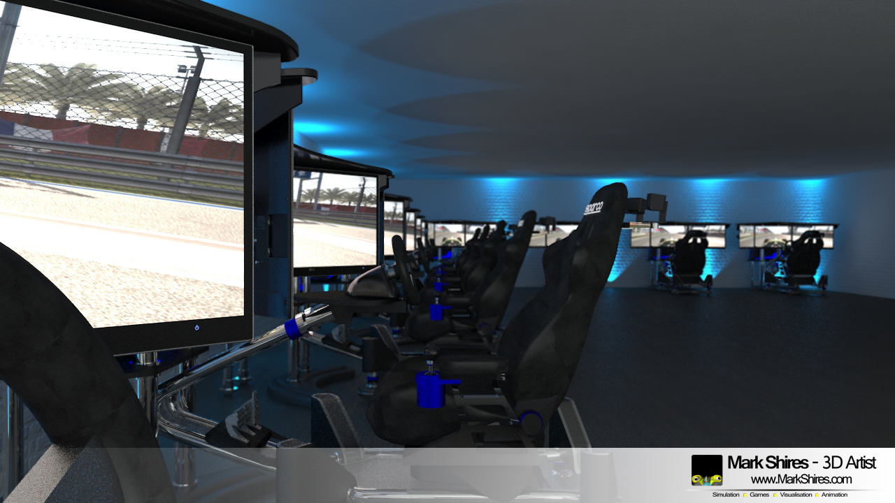 Mark Shires - 3D Artist: VRX iMotion Simulator - 3D Visualisation