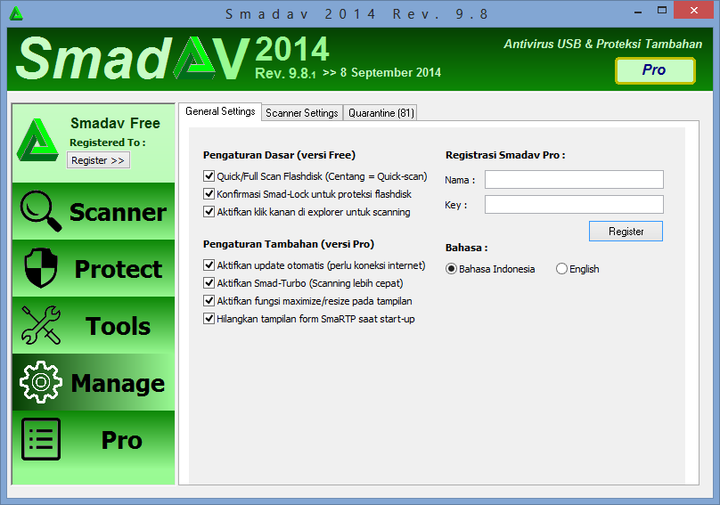 Cara Instalasi Dan Aktivasi SMADAV Pro - ngeBacrit.COM