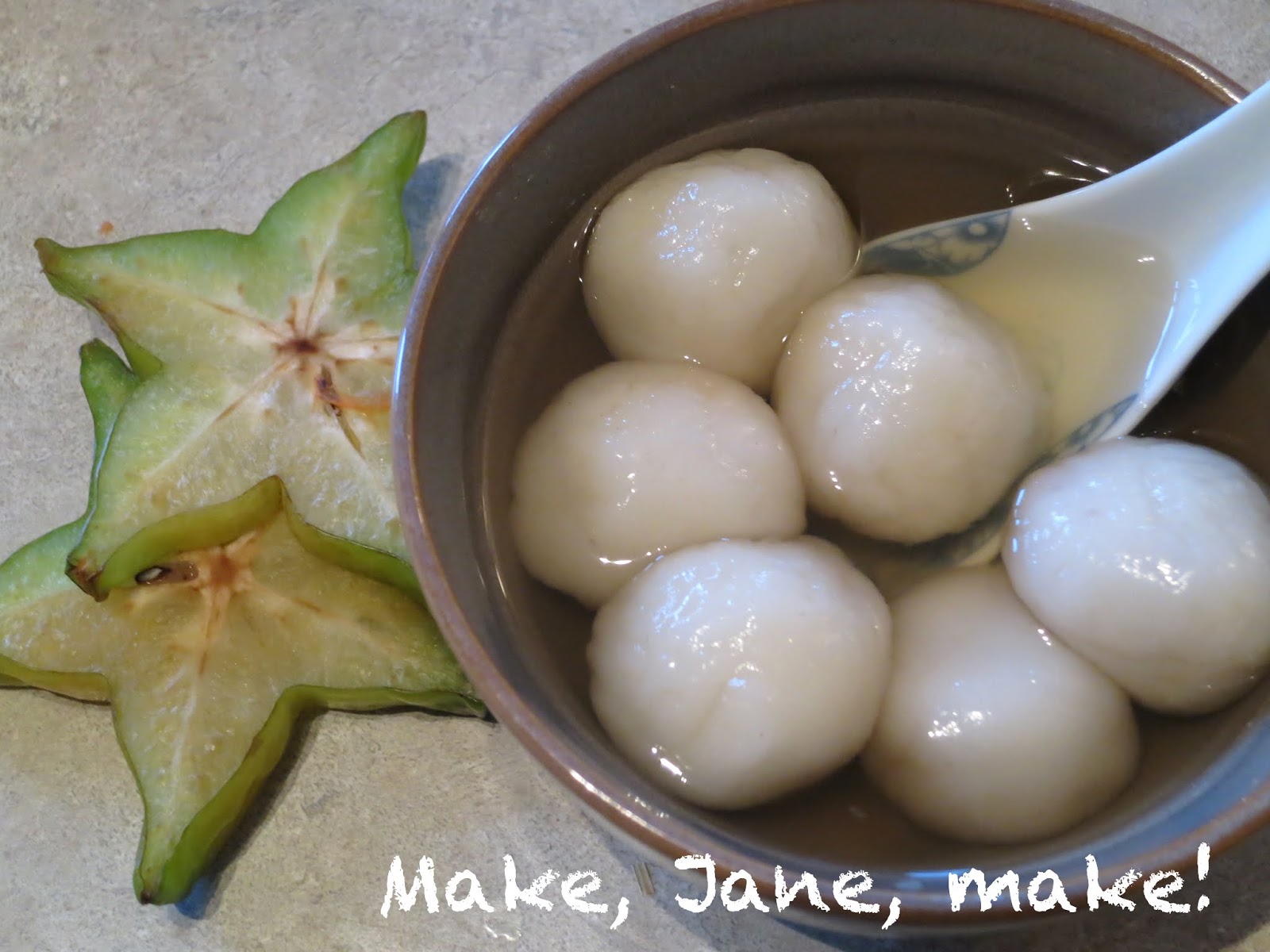 Make, Jane, make!: Sweet Soup Dumplings (湯圓)