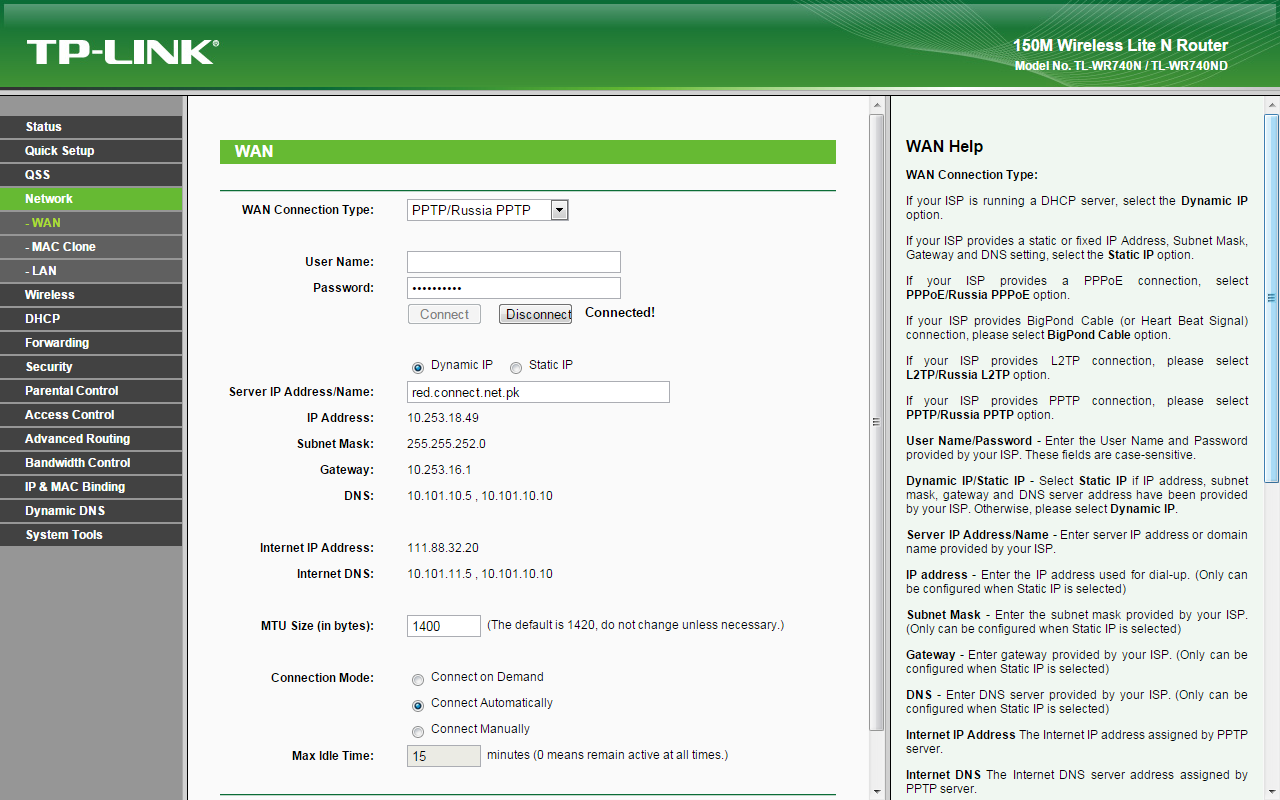 ONLINE NETWORK SOLUTIONS PROVIDER: How to Set up the Connect Internet ...