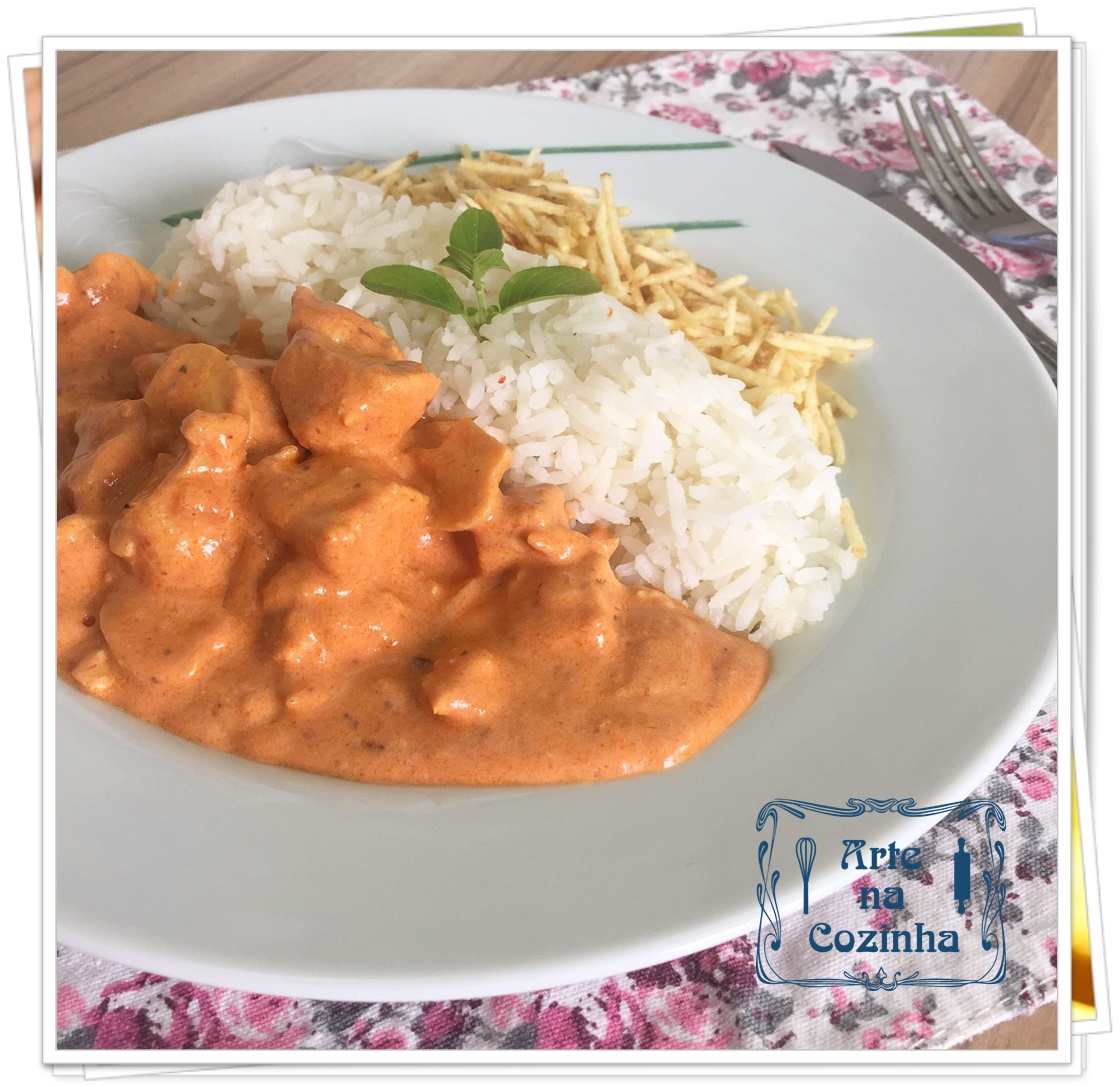 Arte na Cozinha: Estrogonofe de frango