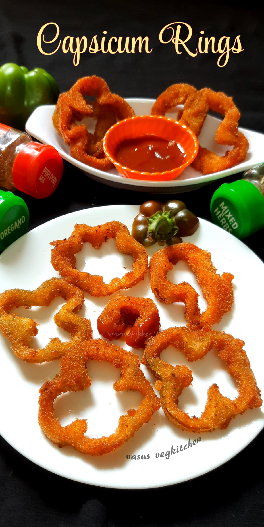Vasusvegkitchen: Capsicum Rings || Kids friendly Italian flavored ...