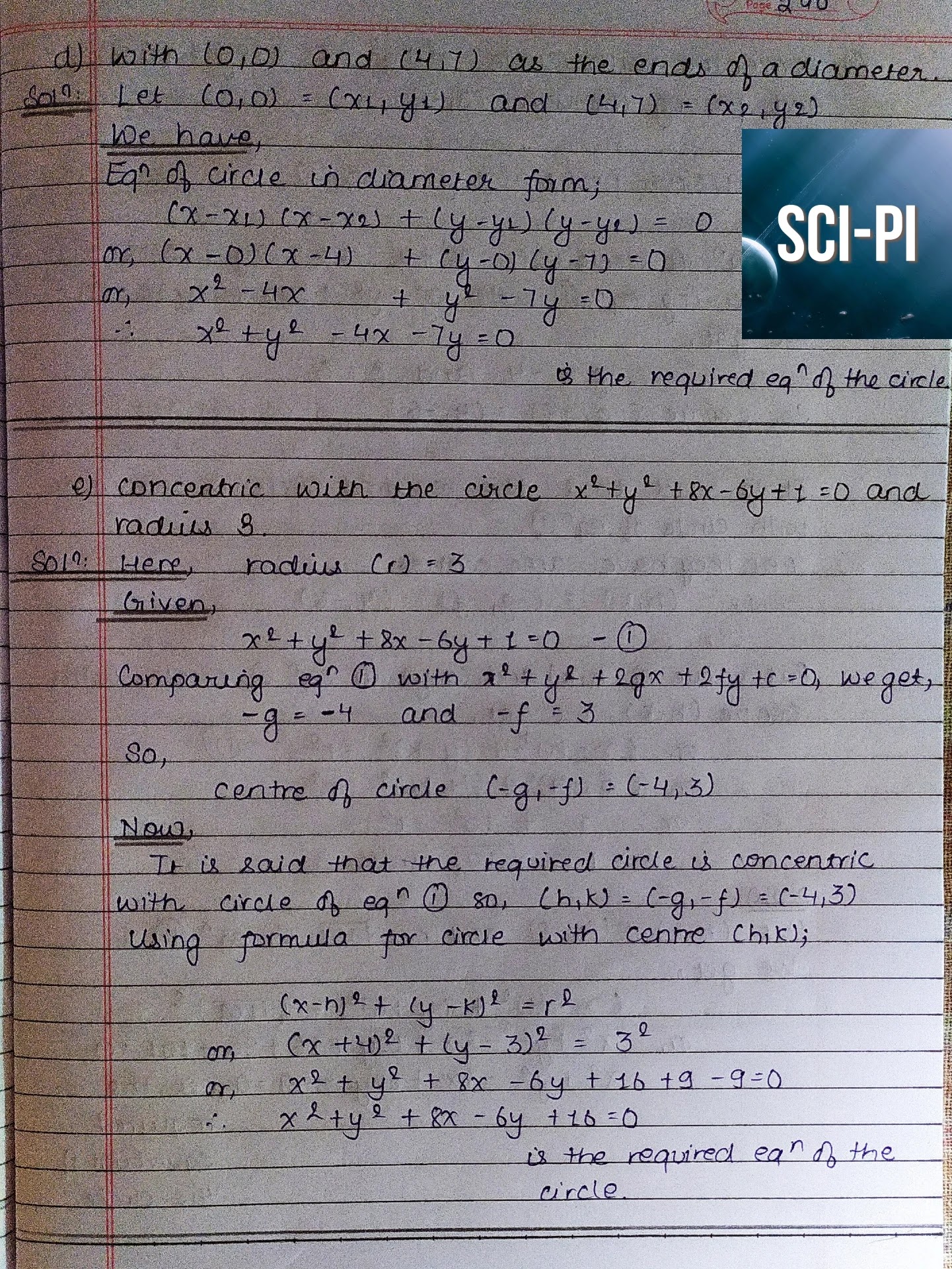 Grade 11 Circle Exercise 1 Solutions | Basic Mathematics Grade XI by ...
