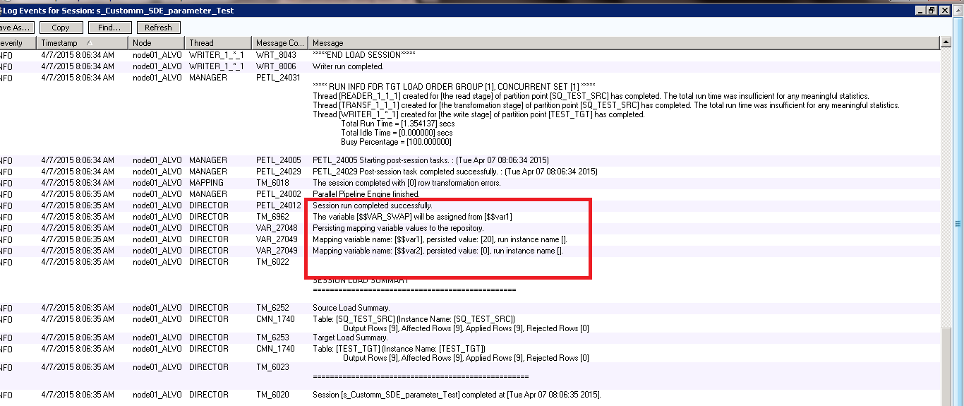 Oracle Bi And Dw Obiee Blog Workflow Pass Mapping Parameter Between Sessions