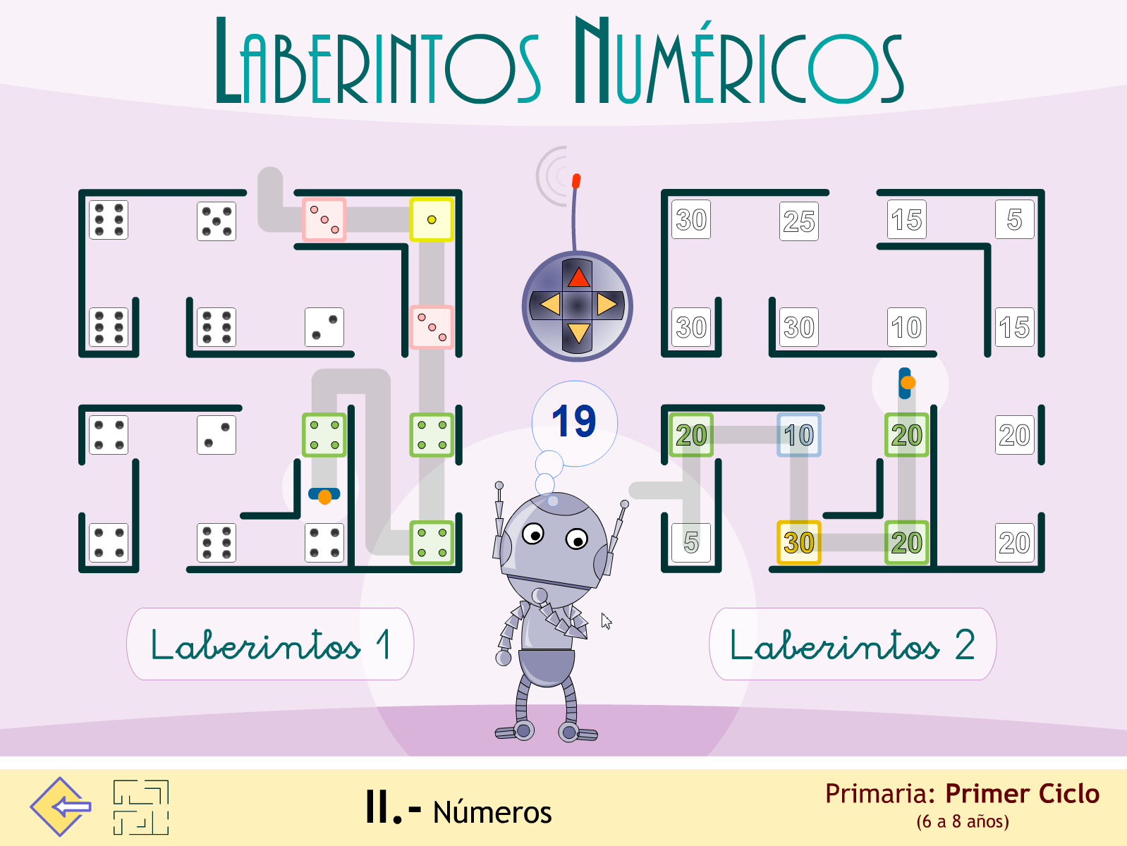 didactmaticprimaria: ...Y también laberintos numéricos.