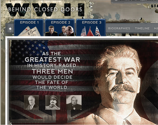 The Learning Professor: Website Spotlight: WWII: Behind Closed Doors