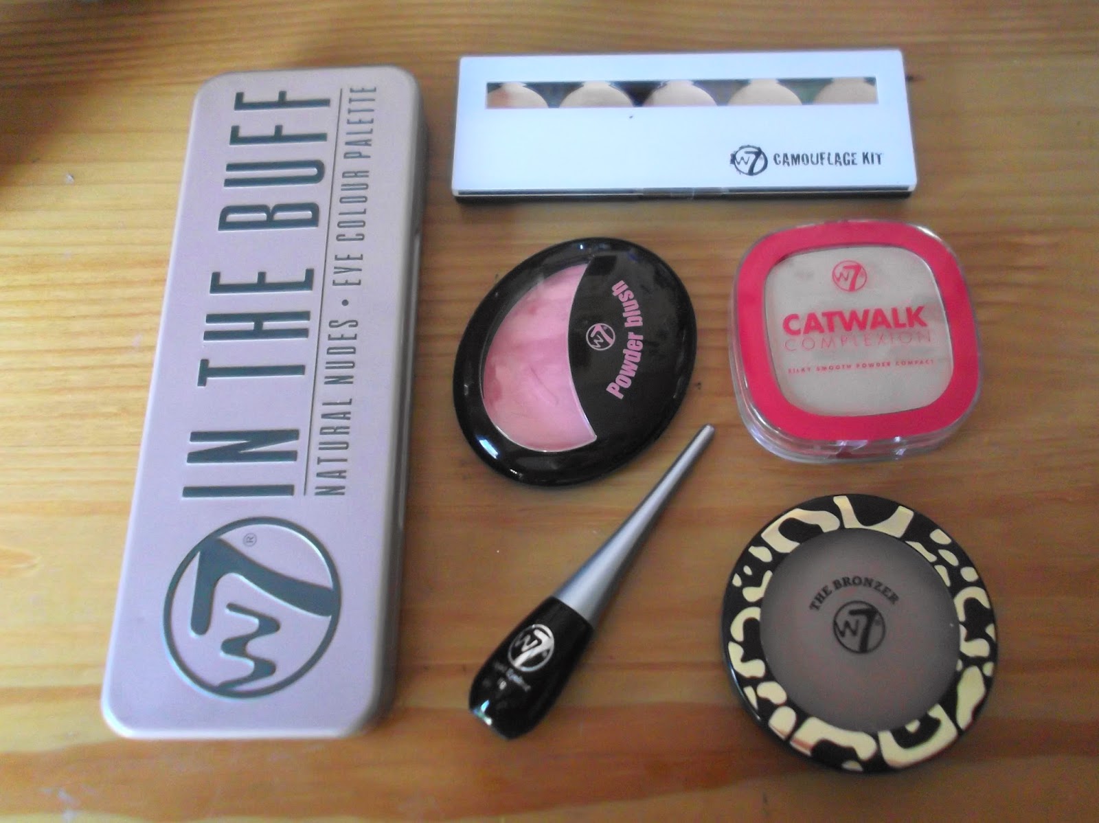 Big Blonde Girl: W7 Make Up Review - Picture Heavy