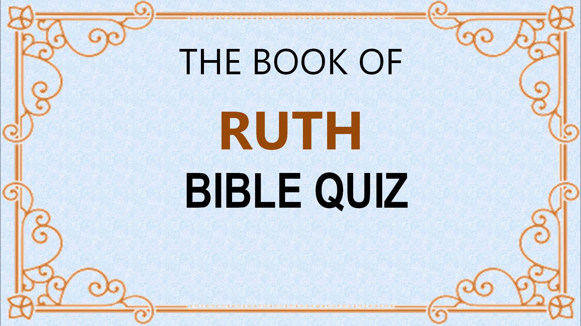 Ruth Bible Family Tree