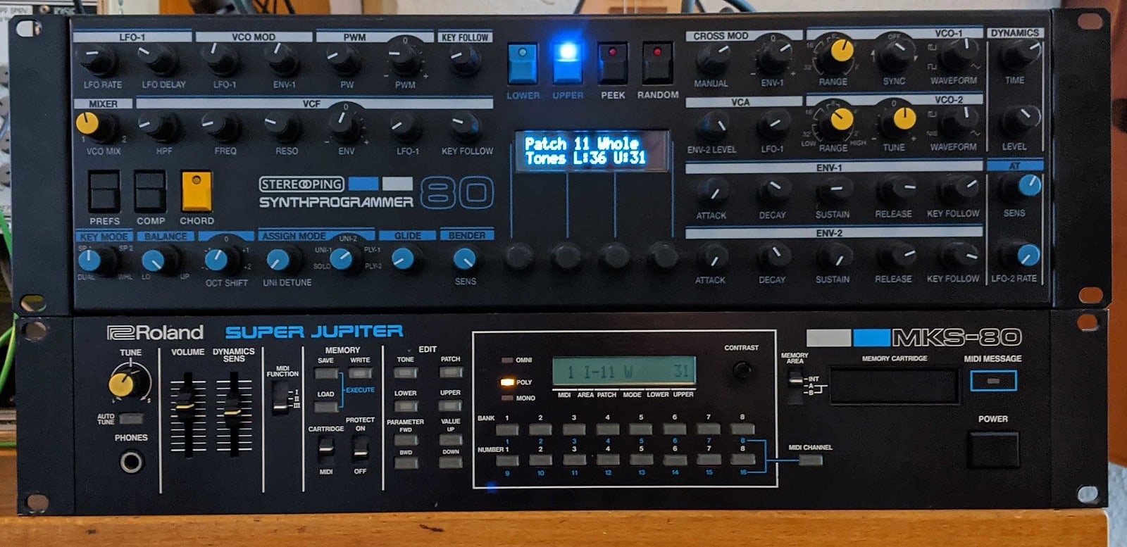 MATRIXSYNTH: Roland MKS-80 Super Jupiter Rev-4 with Stereoping Programmer