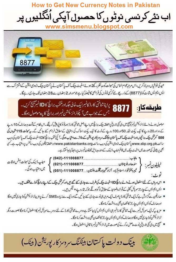 How to Get New Currency Notes in Pakistan - Nazje Blog