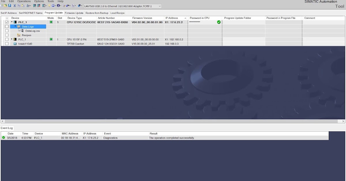 Automatización Industrial: Simatic Automation Tool