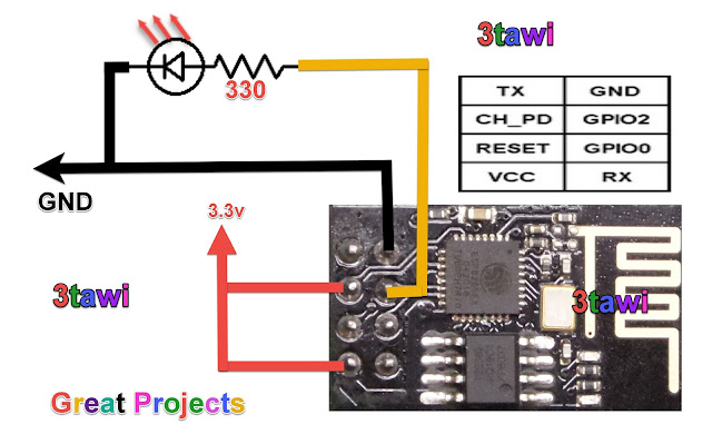 Great Projects How To Easily And Quickly Program The Esp01 Module Via An Arduino N