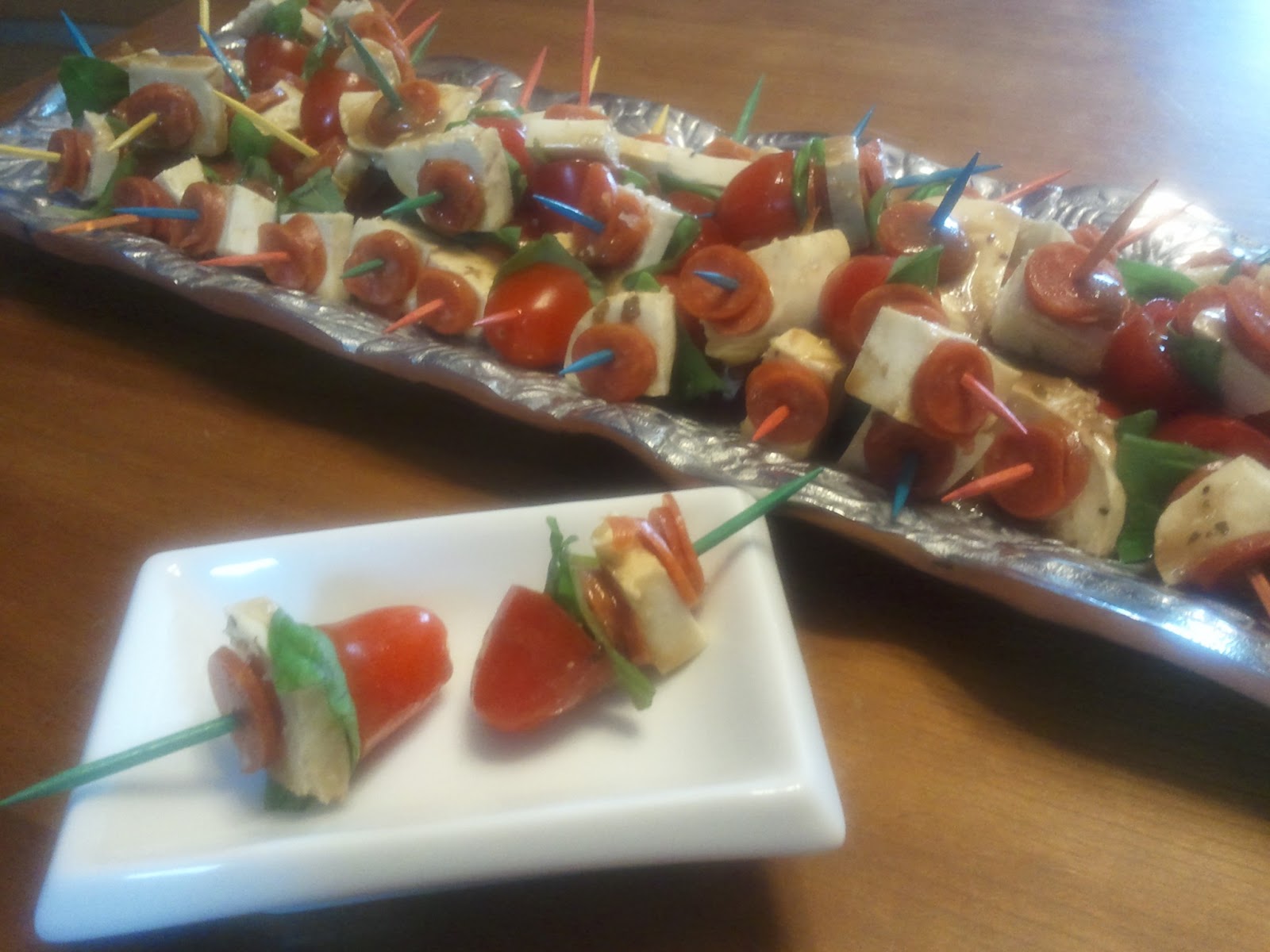 Chez Helene Cookbook: Mini Caprese Bites