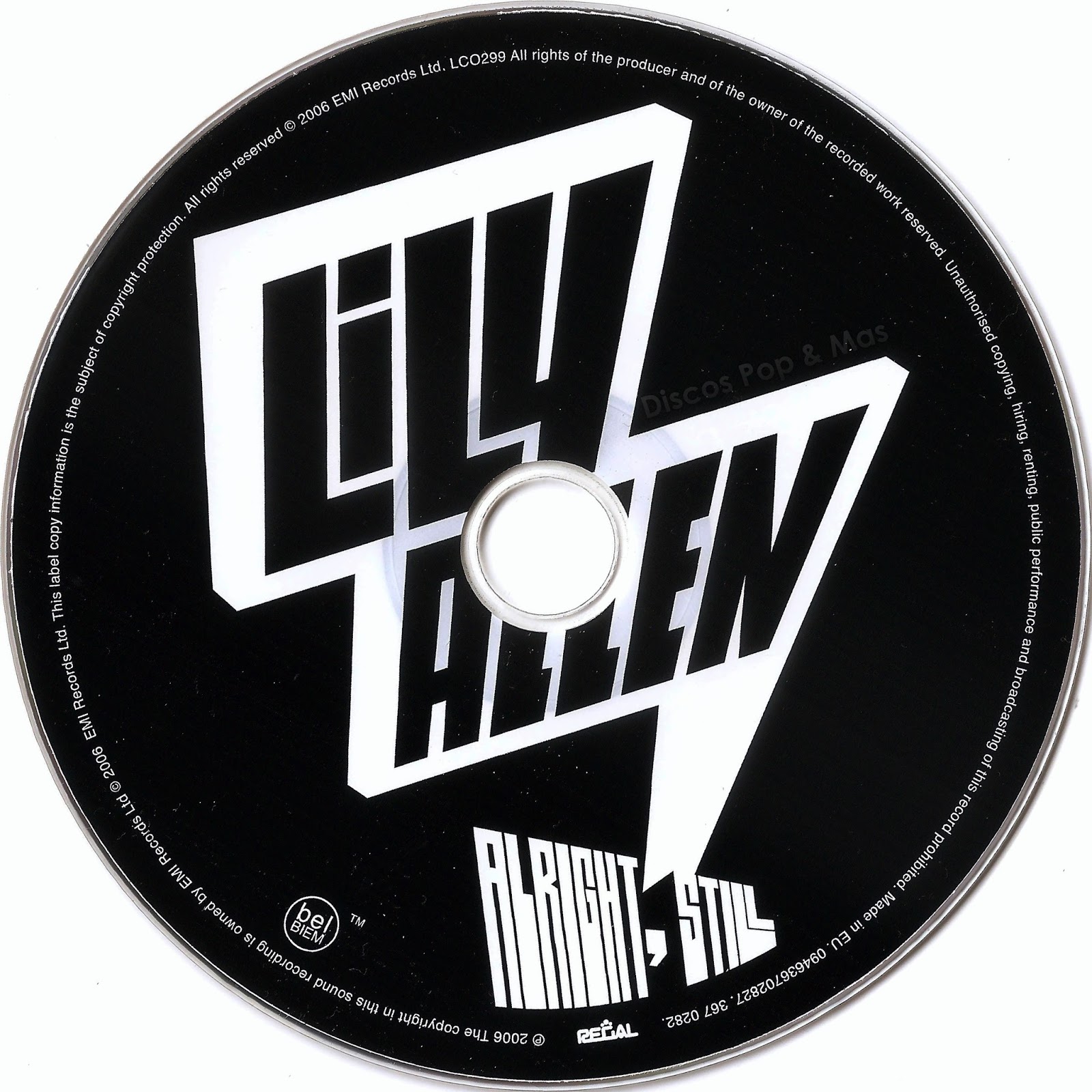 Discos Pop & Mas: Lily Allen - Alright, Still
