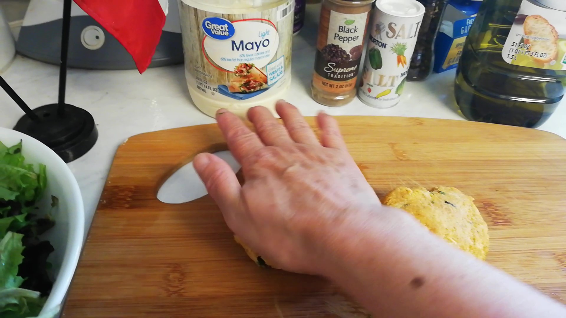 COCINA CHILENA E INTERNACIONAL NORMA: CRAB BURGUER CAKE CON VEGETALES ...